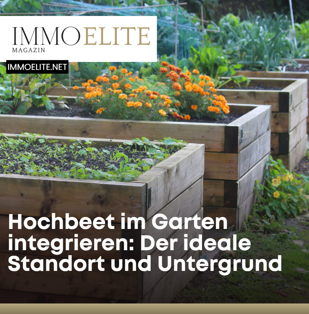 Hochbeet im Garten integrieren: Tipps zum Befüllen
